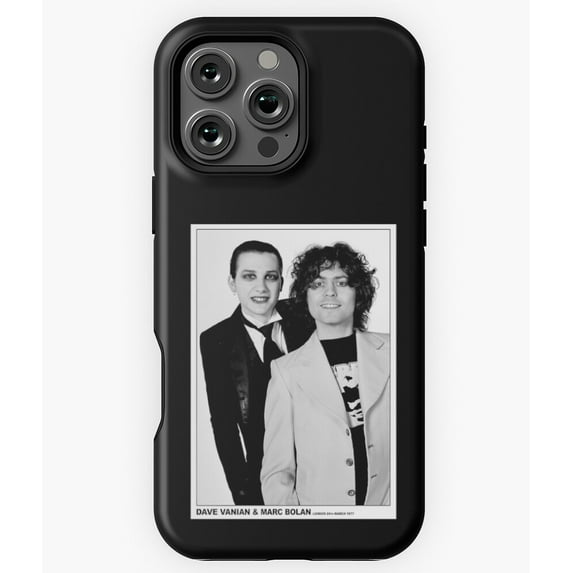 Dave Vanian And Marc Bolan M19061 Phone case for iPhone 11 to 16 Pro ...