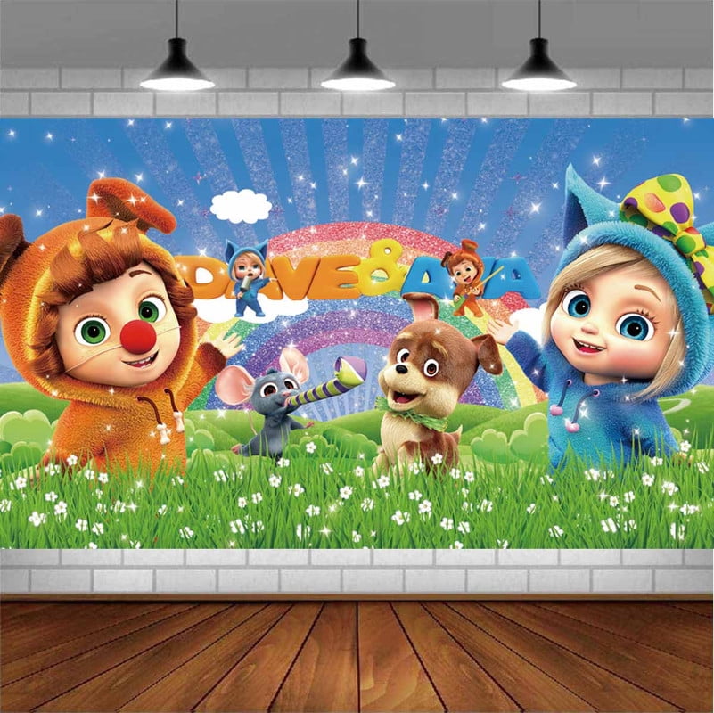 Dave and AVA Background Banner Birthday Backdrop Party Supplies ...