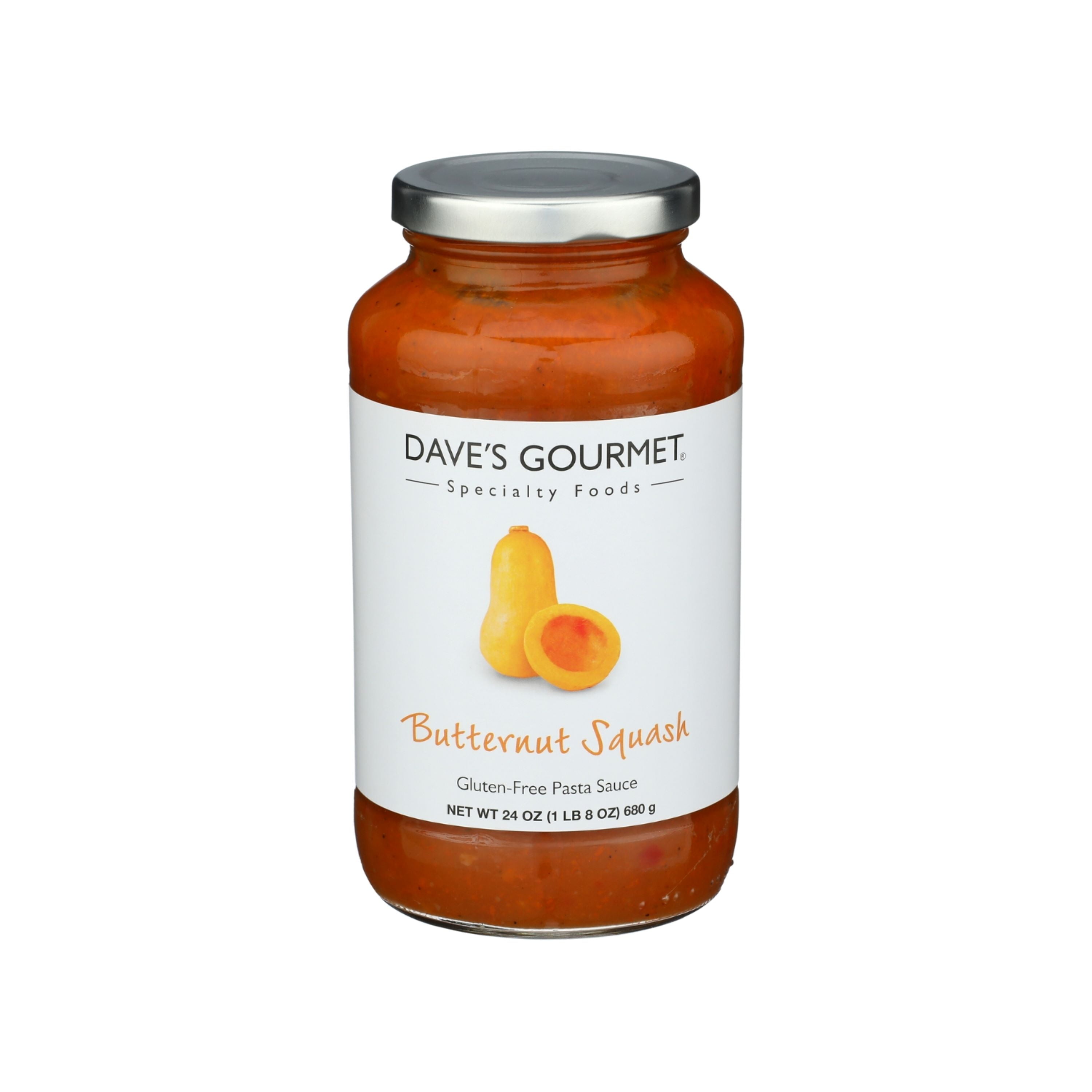 Dave's Gourmet Butternut Squash Pasta Sauce, Shelf-Stable, Gluten-Free ...