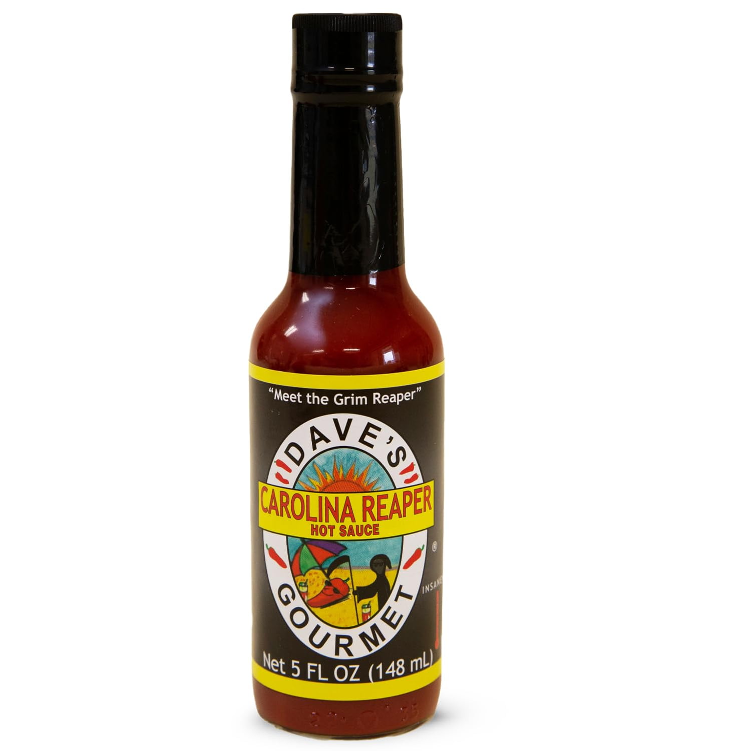 Dave's Gourmet Spicy Carolina Reaper Hot Sauce, 5 oz - Walmart.com