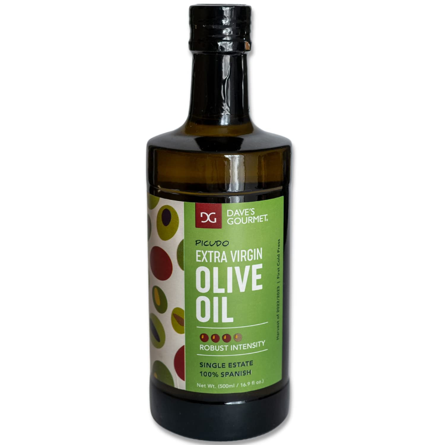 Dave's Gourmet Extra Virgin Olive Oil Picudo 500 ml (Pack Of 6 ...