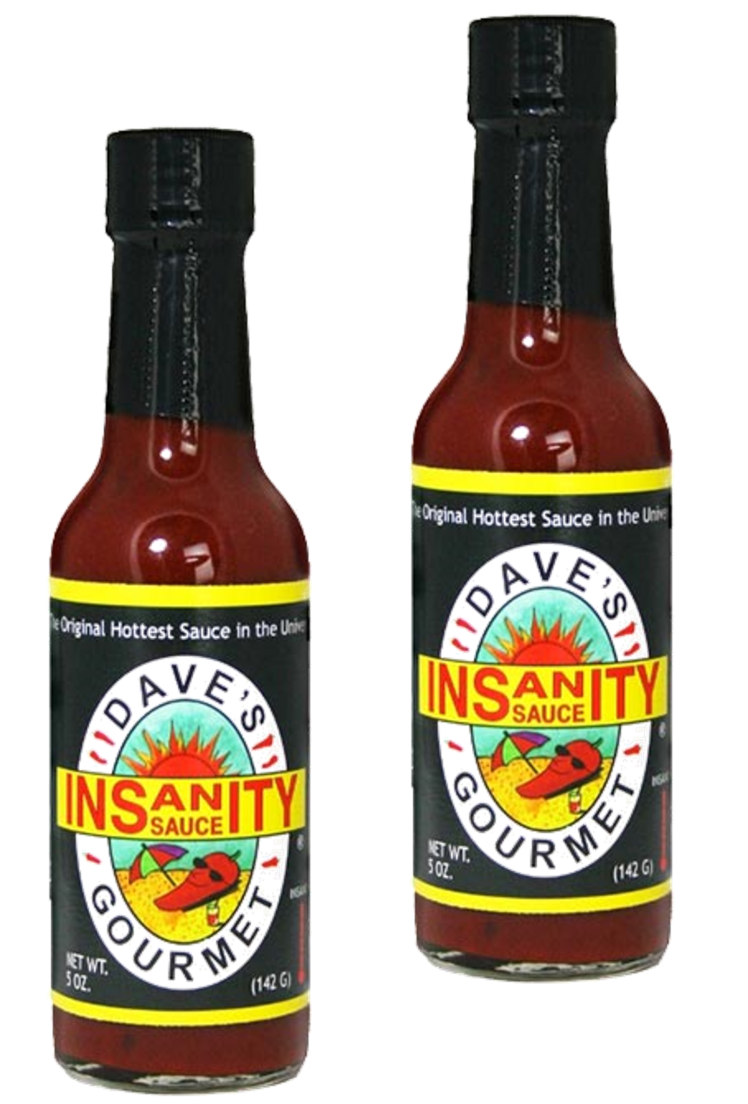 Dave's Gourmet Insanity Hot Sauce, 2-Pack 5 fl. oz.(142g) Bottles ...