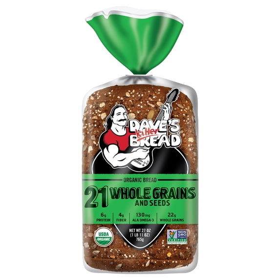 Dave's Killer Bread, High Fiber & Protein, 21 Whole Grains and Seeds ...