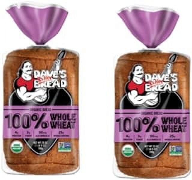 Dave's Killer Bread - Organic 100% Whole Wheat, Fiber-Rich, Flaxseed ...