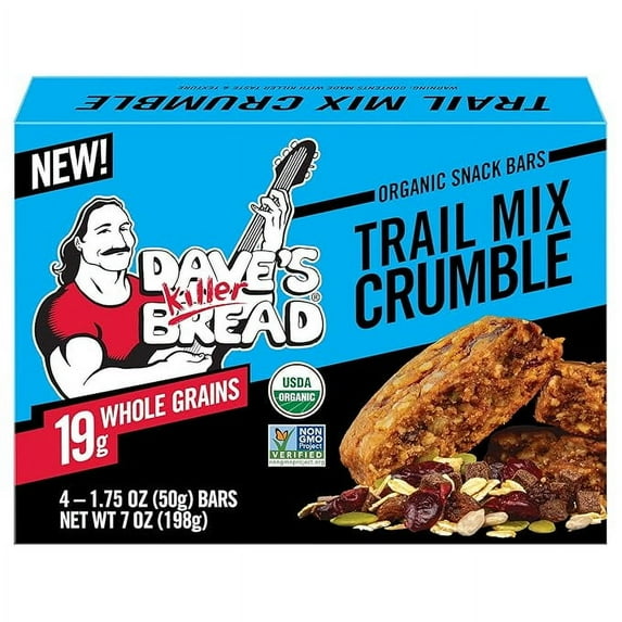 Dave's Killer Bread Organic Snack Bars Trail Mix Crumble - Walmart.com