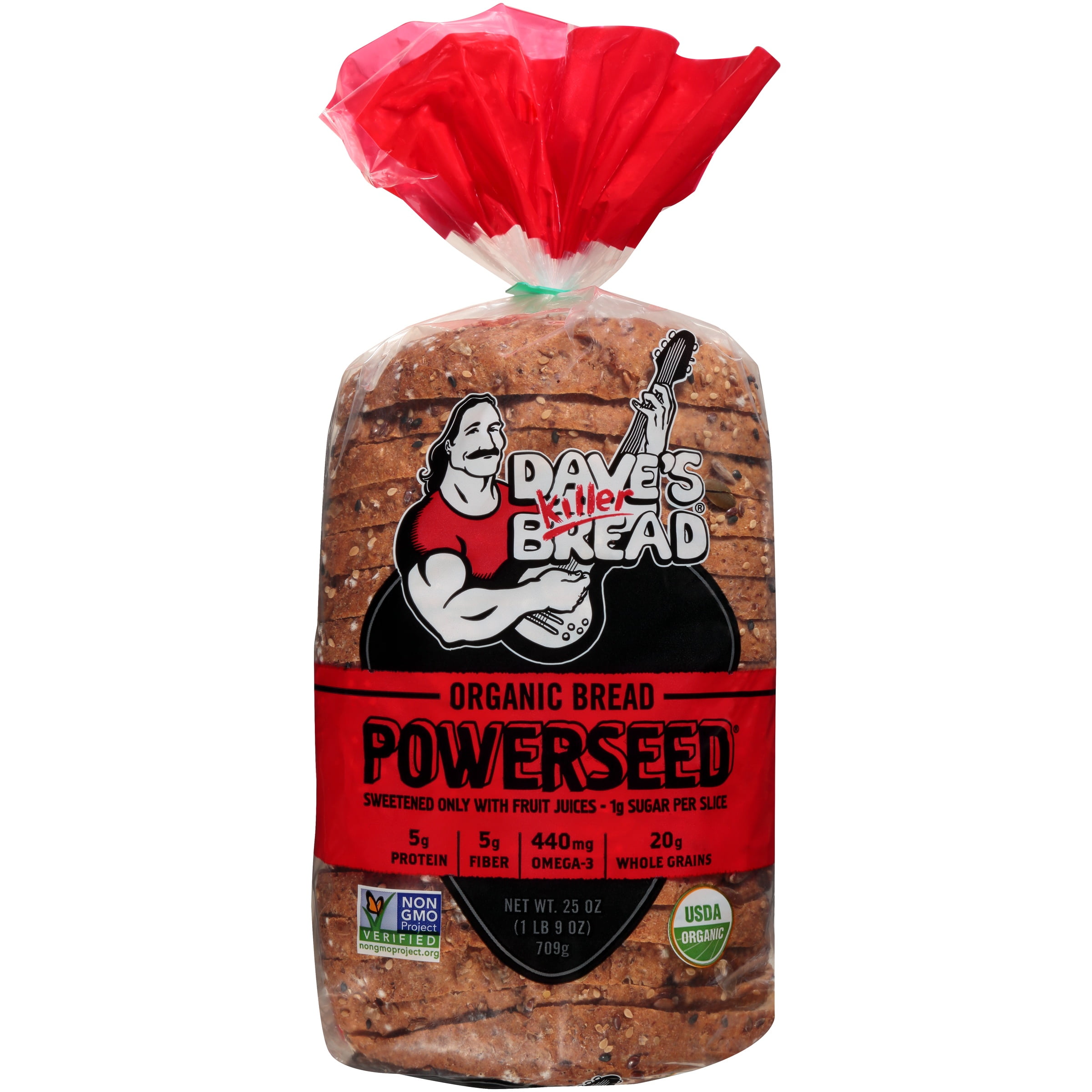 Dave's Killer Bread® Powerseed® Organic Bread 25 oz. Loaf -Pack Of 2 - Walmart.com