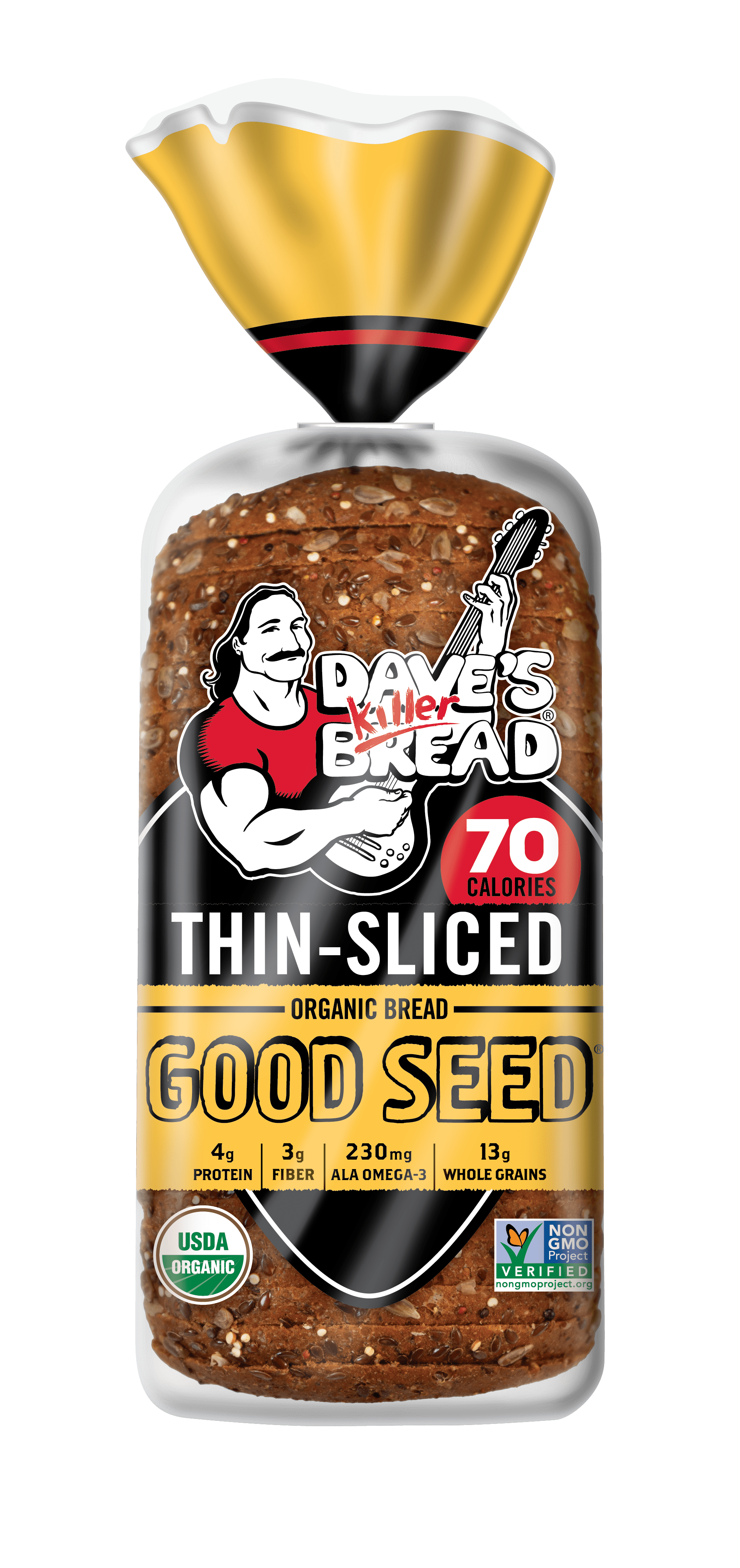 Dave's Killer Bread - Good Seed High Fiber Thin-Sliced Organic Bread ...