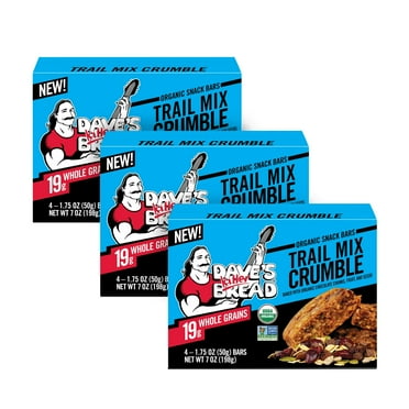 Dave's Killer Bread Cocoa Brownie Blitz Snack Bars, Low Sugar ...