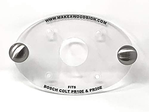 Dave's - Palm Router Acrylic Base Plate Compatible With PR20E 1.0 HP (4 ...