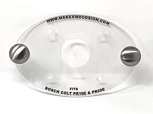 Dave's - Palm Router Acrylic Router Base Plate Compatible with Acrylic ...