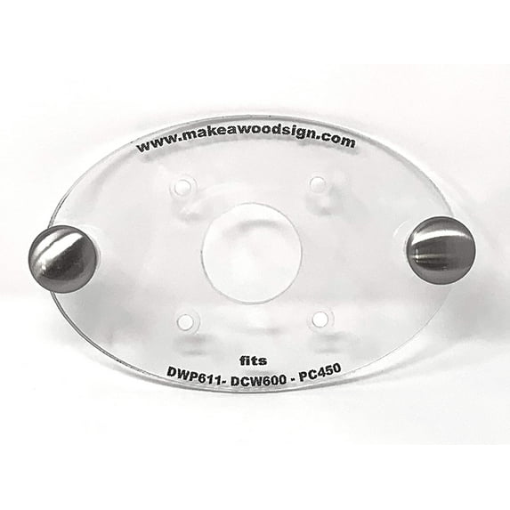 Dave's - Palm Router Acrylic Router Base Plate Compatible with Porter ...