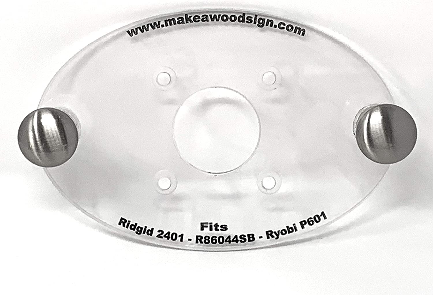 Dave's - Palm Router Acrylic Router Base Plate Compatible with Ryobi ...