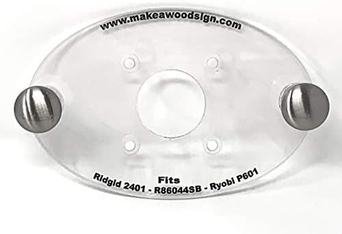Dave's - Palm Router Acrylic Router Base Plate Compatible with Ryobi ...