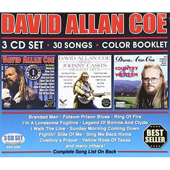 David Allan Coe - 30 Songs - Music & Performance - CD - Walmart.com