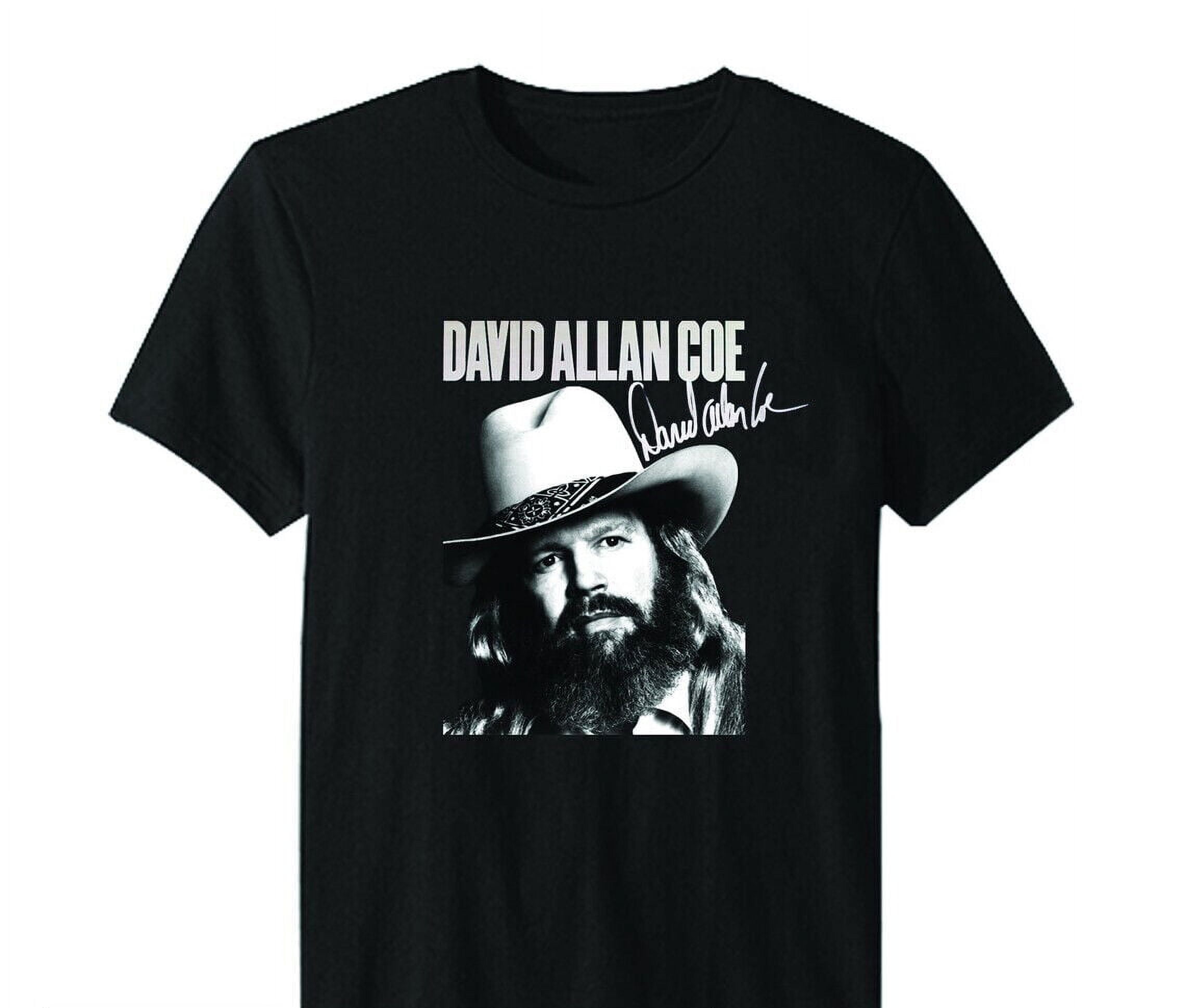 David Allan Coe - Call Me By My Name Cotton Black Short Sleeve Full ...