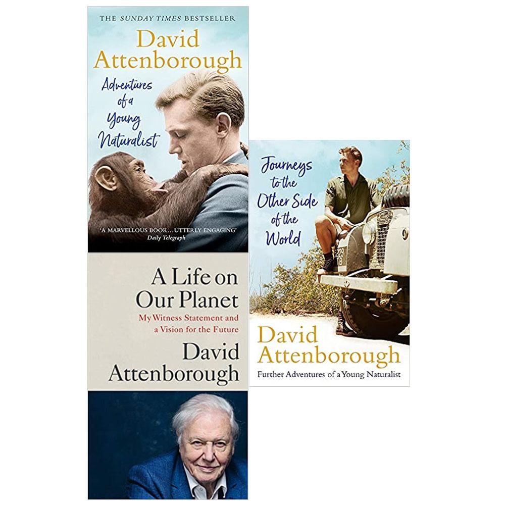 David Attenborough Collection 3 Books Set - A Life on Our Planet ...