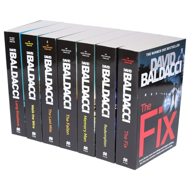 David Baldacci Amos Decker Series 7 Books Collection Set - Fiction ...