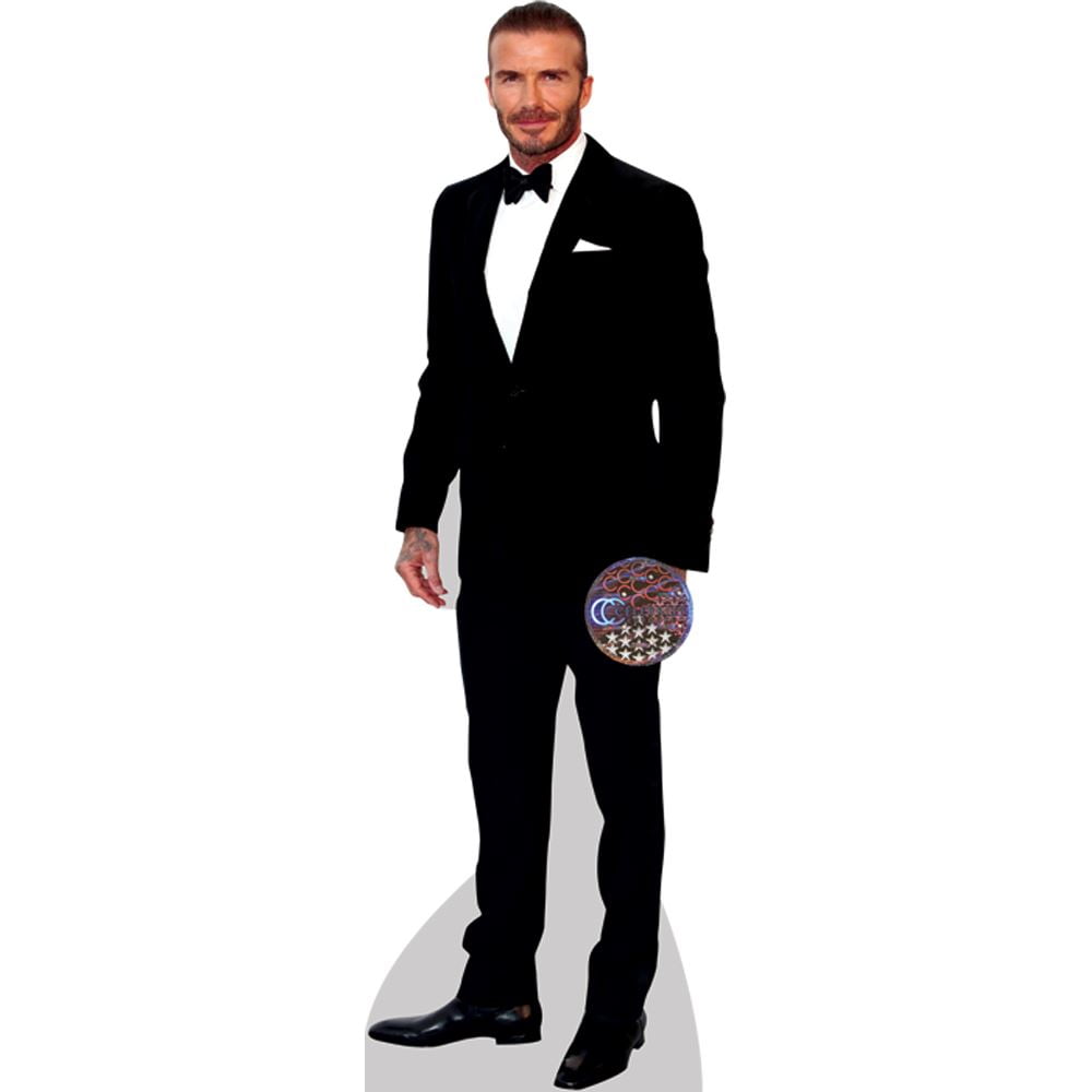 David Beckham (Black Suit) Mini Cardboard Cutout Standee - Walmart.com