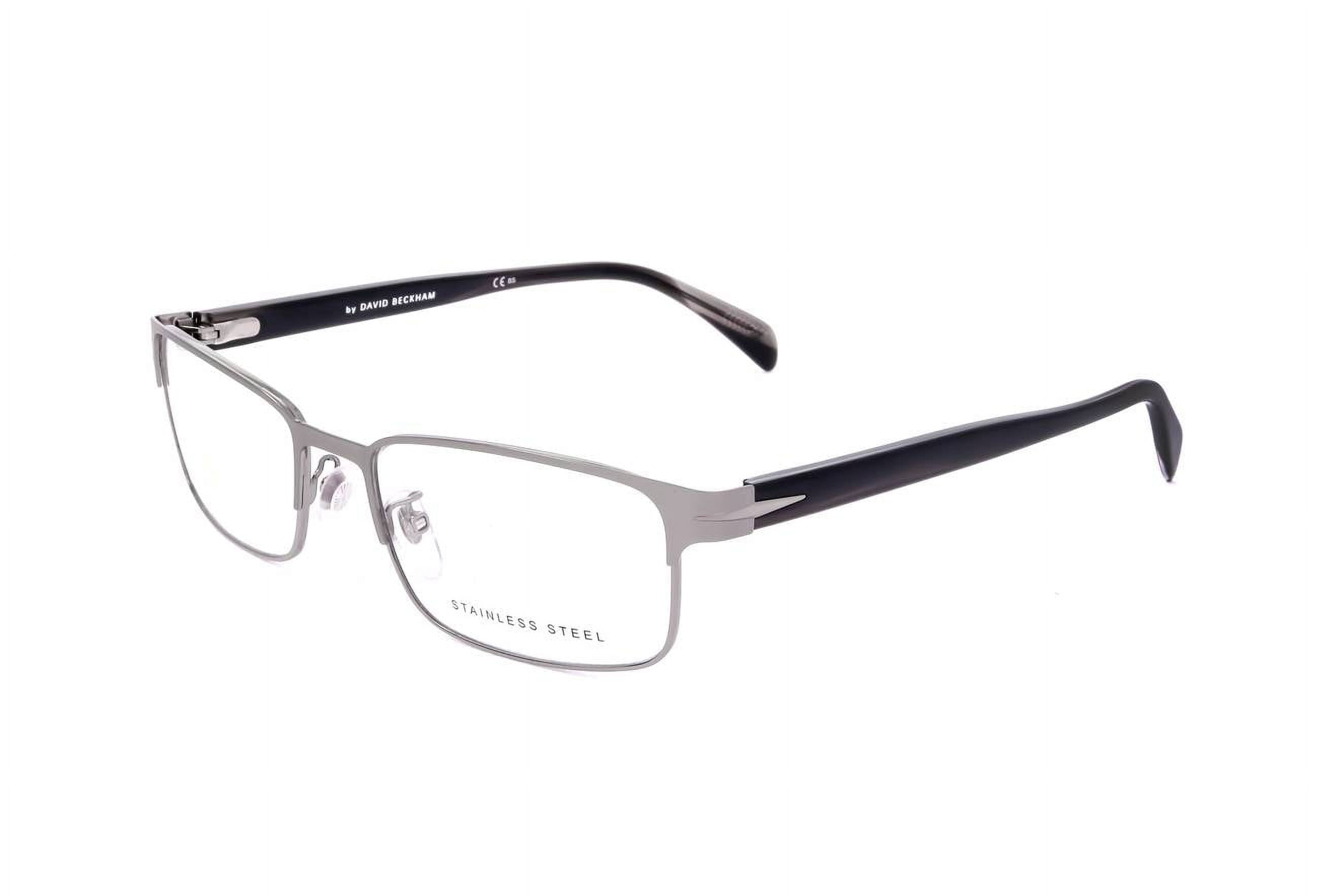 David Beckham eyeglasses DB 1069 MAN 55/19/ R81 MATTE RUTHENIUM ...