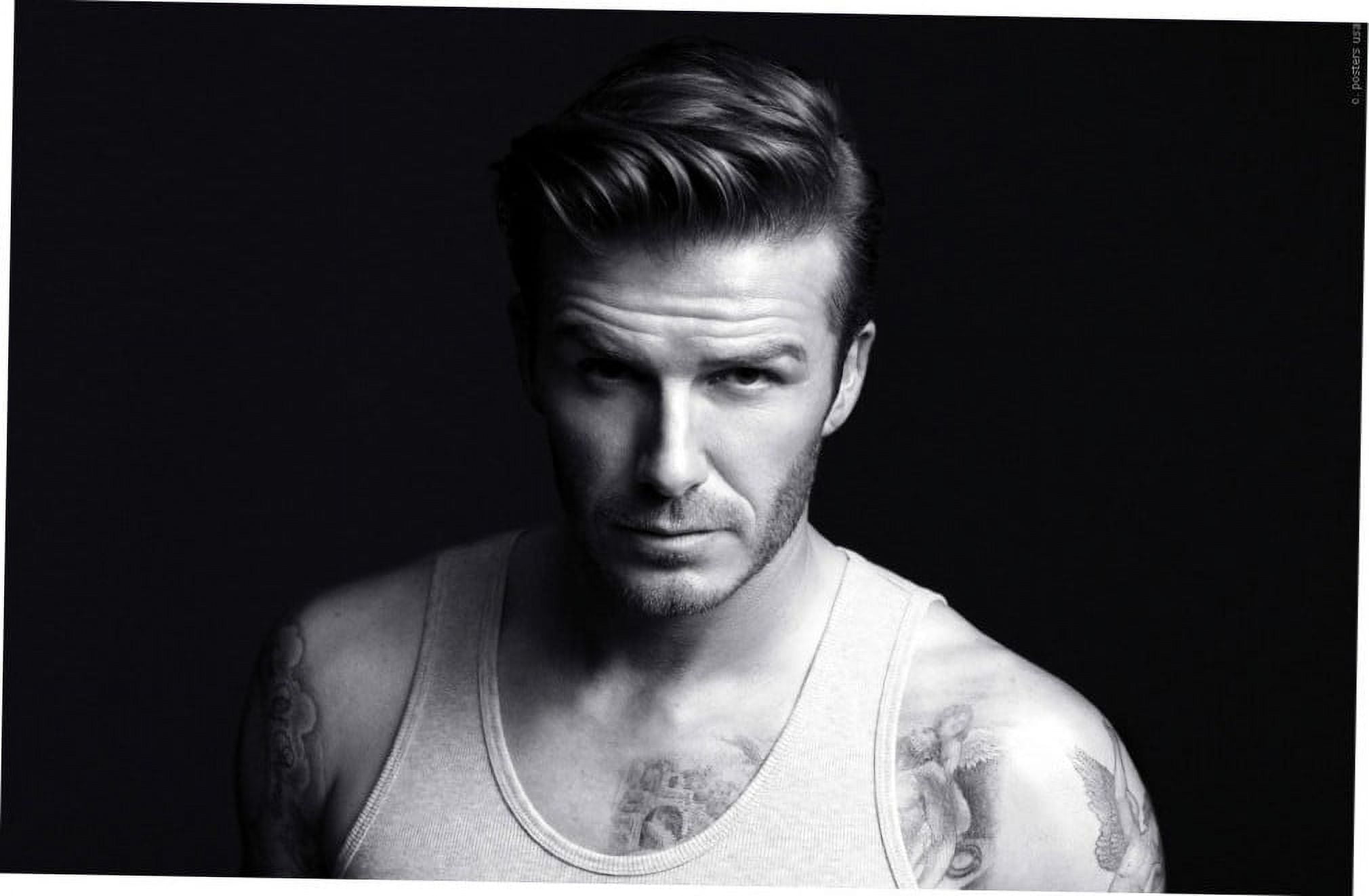 David Beckham poster Metal Sign 8inx 12in Art Print on Metal 8x12 ...