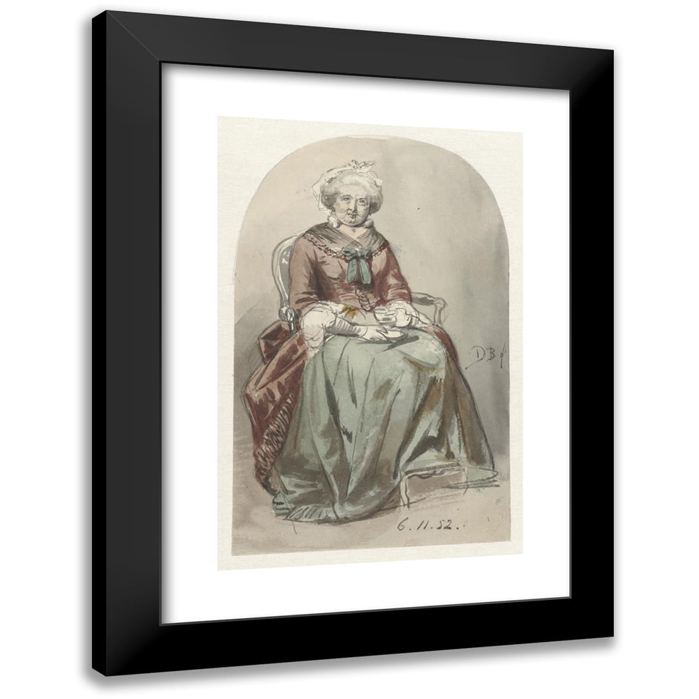 David Bles 13x18 Black Modern Framed Museum Art Print Titled - Sitting ...