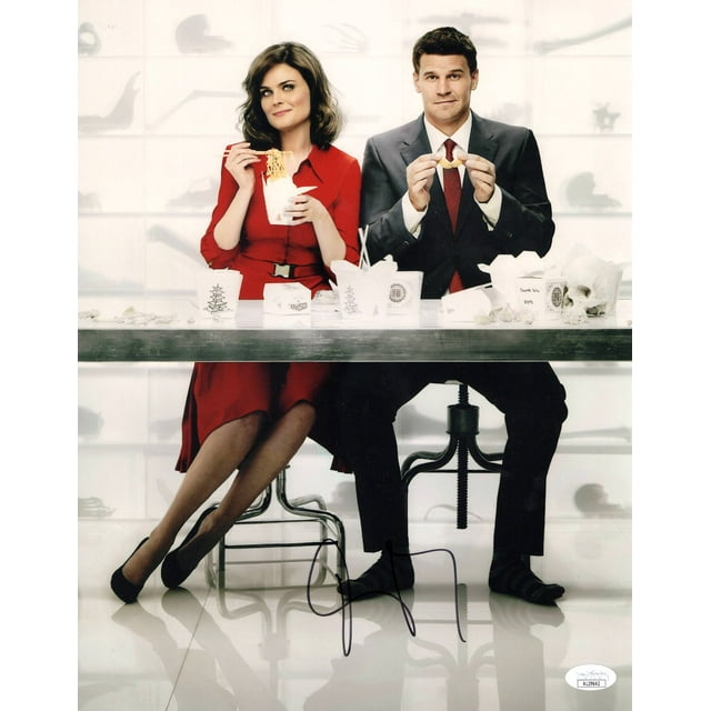 David Boreanaz Signed Autographed 11X14 Photo Bones Seely Booth JSA ...