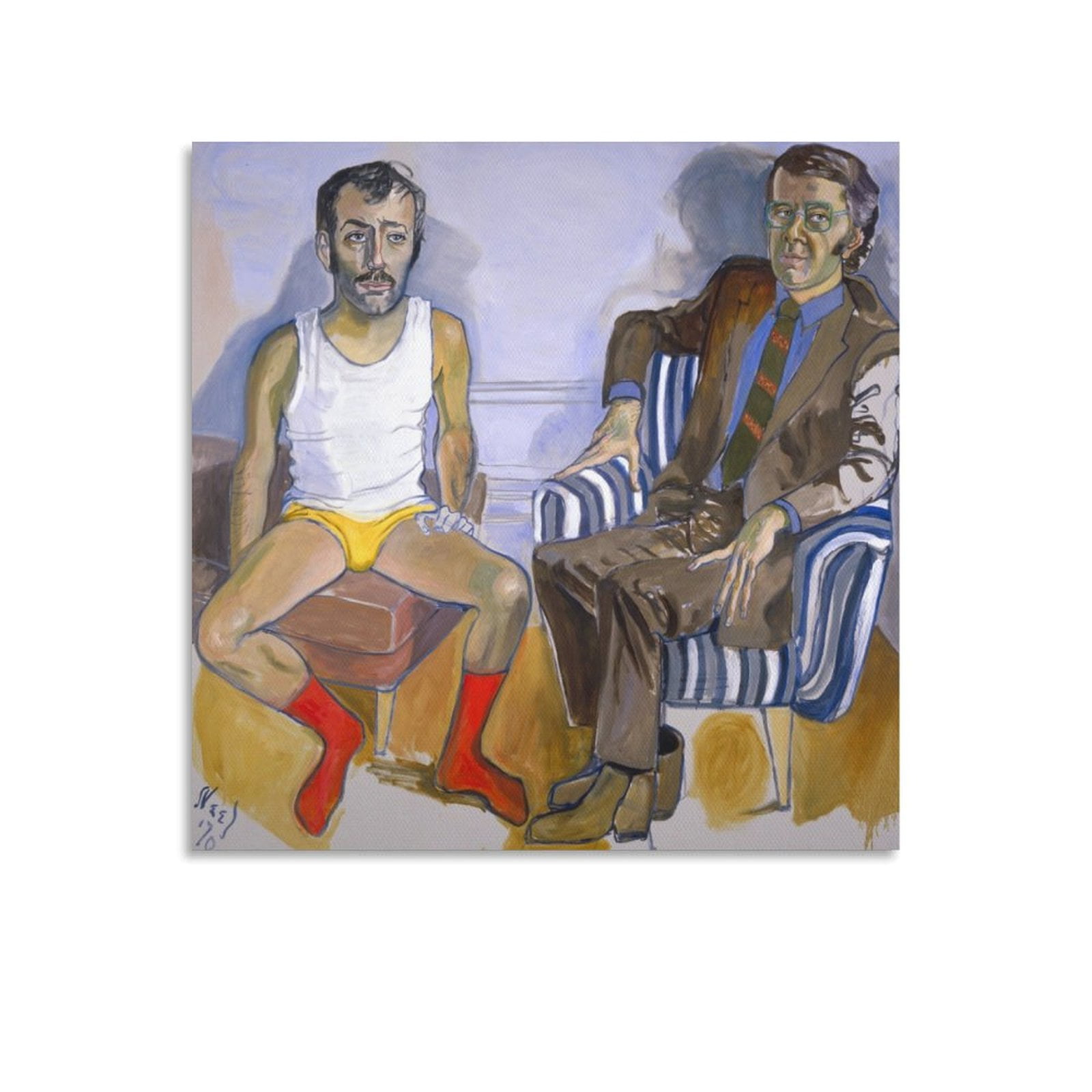 David Bourdon And Gregory Battcock 1970 Alice Neel Painting Posters Art ...