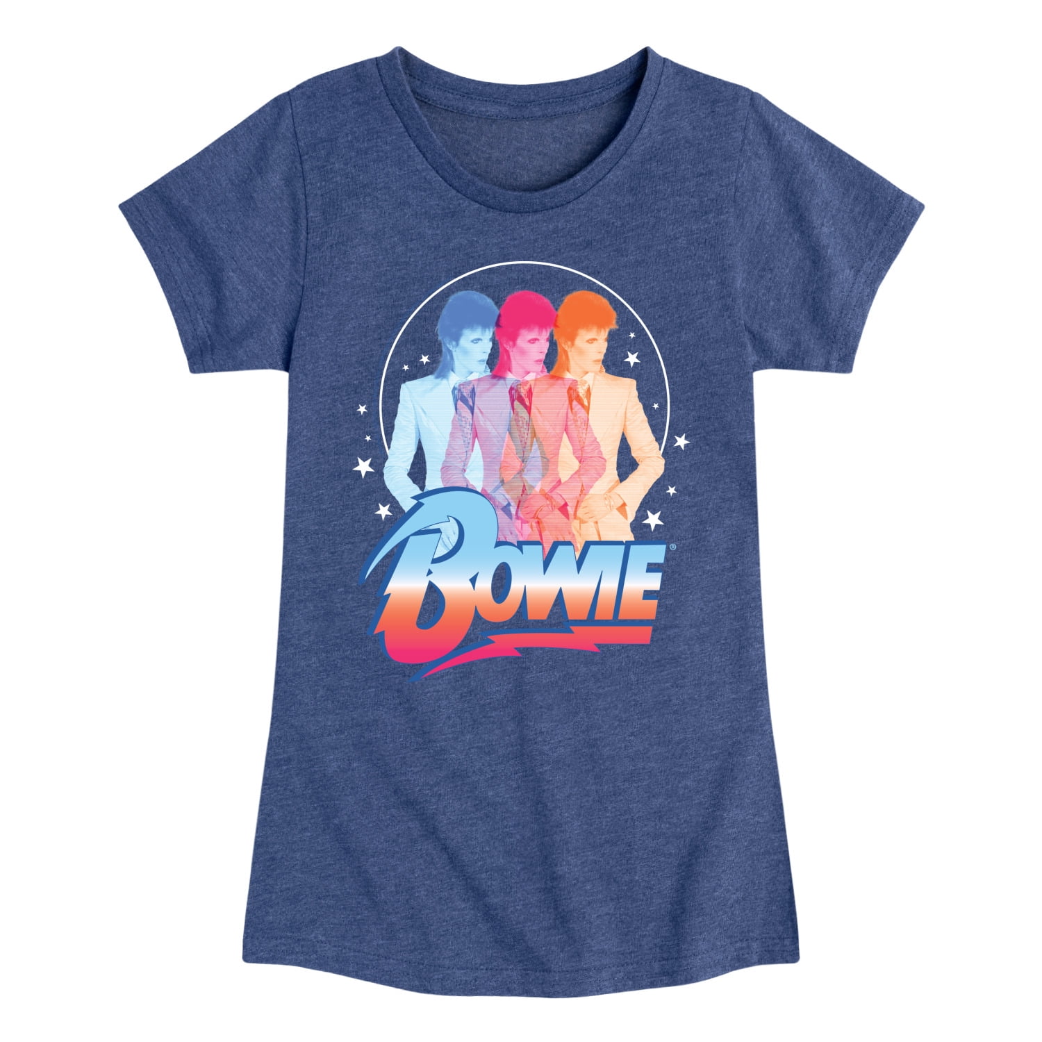 David Bowie - Bowie 3D - Toddler & Youth Girls Short Sleeve Graphic T ...