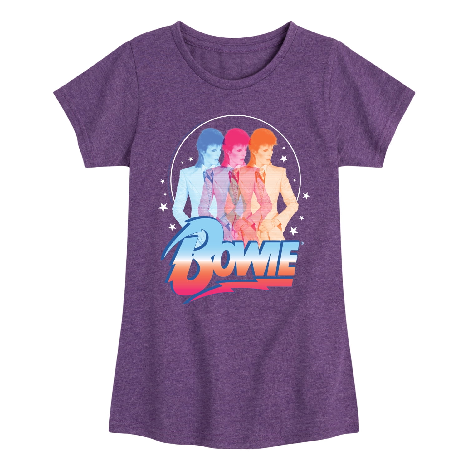 David Bowie - Bowie 3D - Toddler & Youth Girls Short Sleeve Graphic T ...