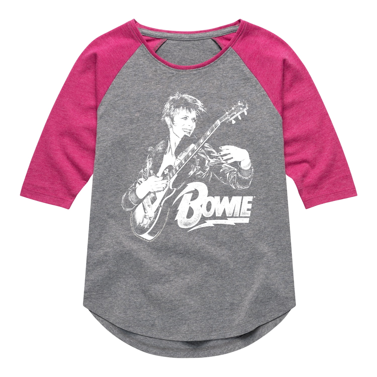 David Bowie - Bowie Punk - Toddler & Youth Girls Raglan Graphic T-Shirt ...
