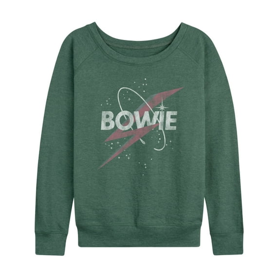 David Bowie - Bowie - Women's French Terry Long Sleeve Pullover ...