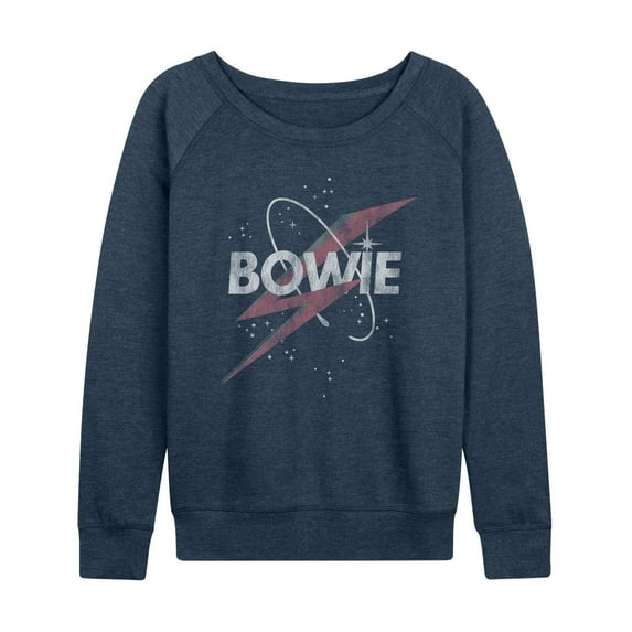 David Bowie - Bowie - Women's French Terry Long Sleeve Pullover ...