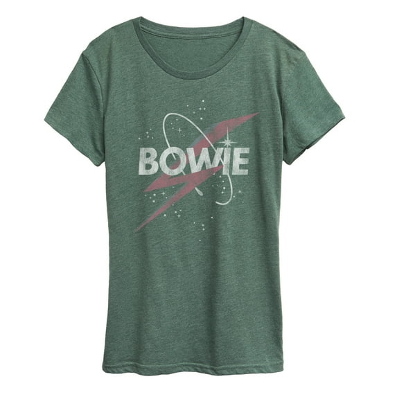 David Bowie - Bowie - Women's Short Sleeve Graphic T-Shirt - Walmart.com