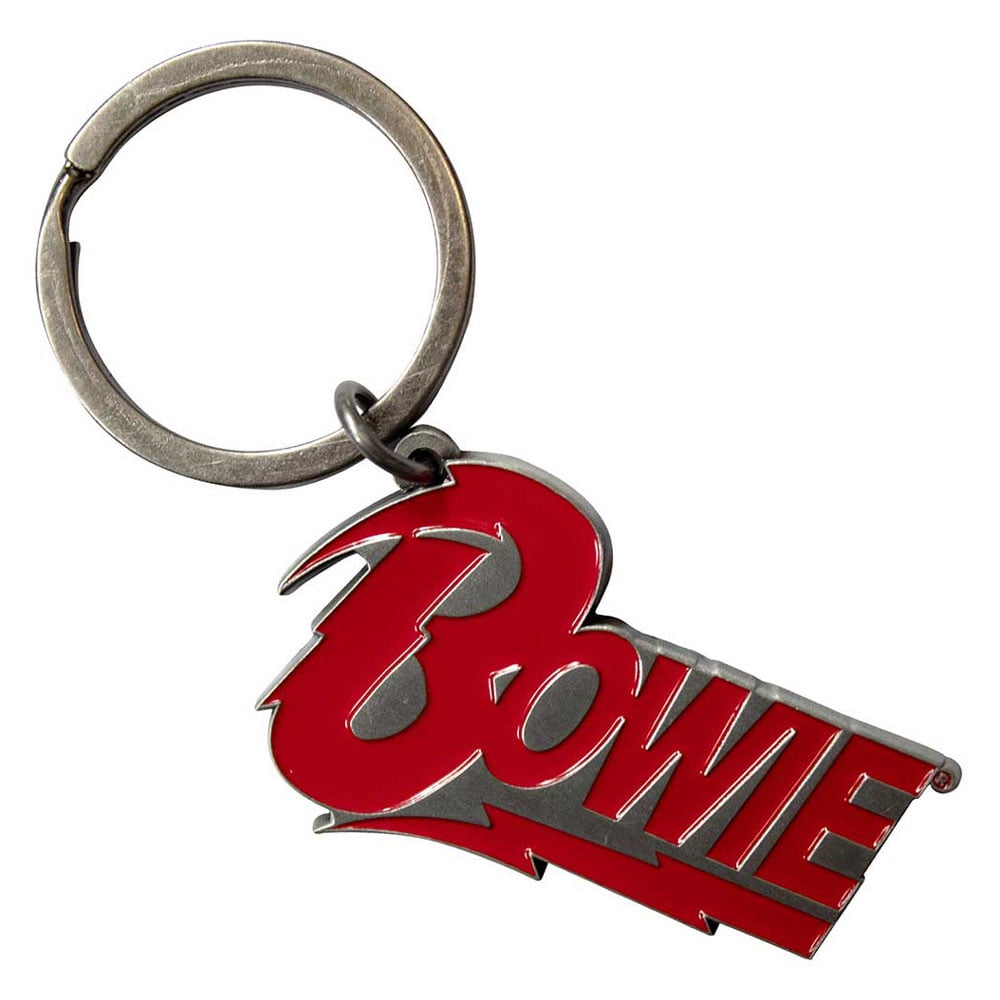 David Bowie Classic Logo Keyring Keychain - Walmart.com
