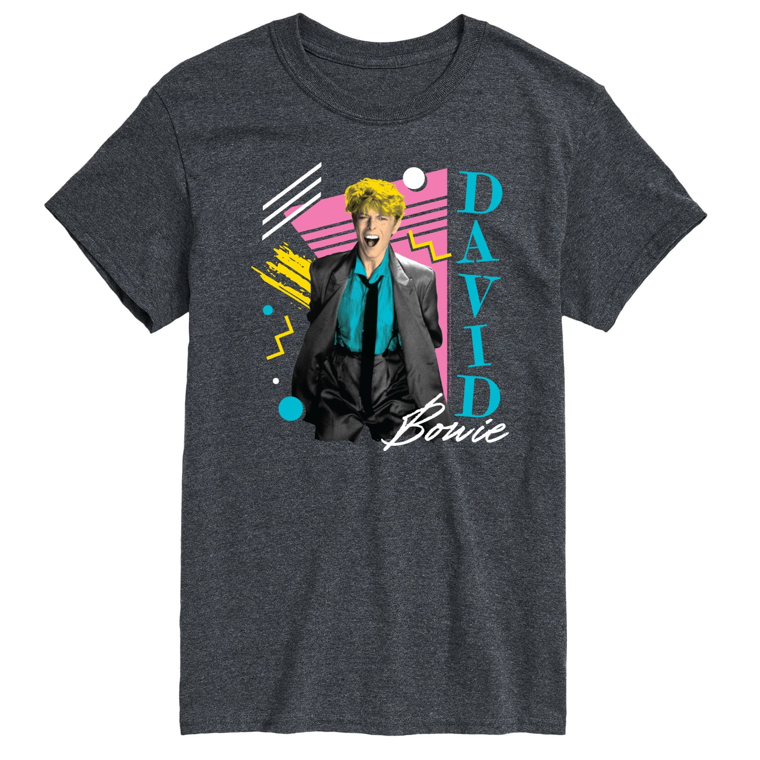David Bowie - Color Blocking - Men's Short Sleeve Graphic T-Shirt ...