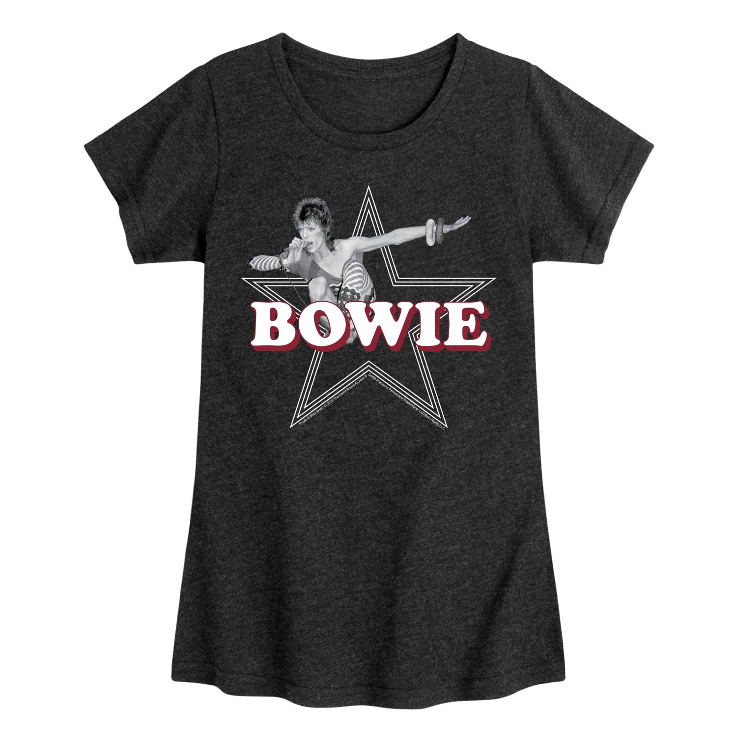 David Bowie - Logo Star - Toddler & Youth Girls Short Sleeve Graphic T ...