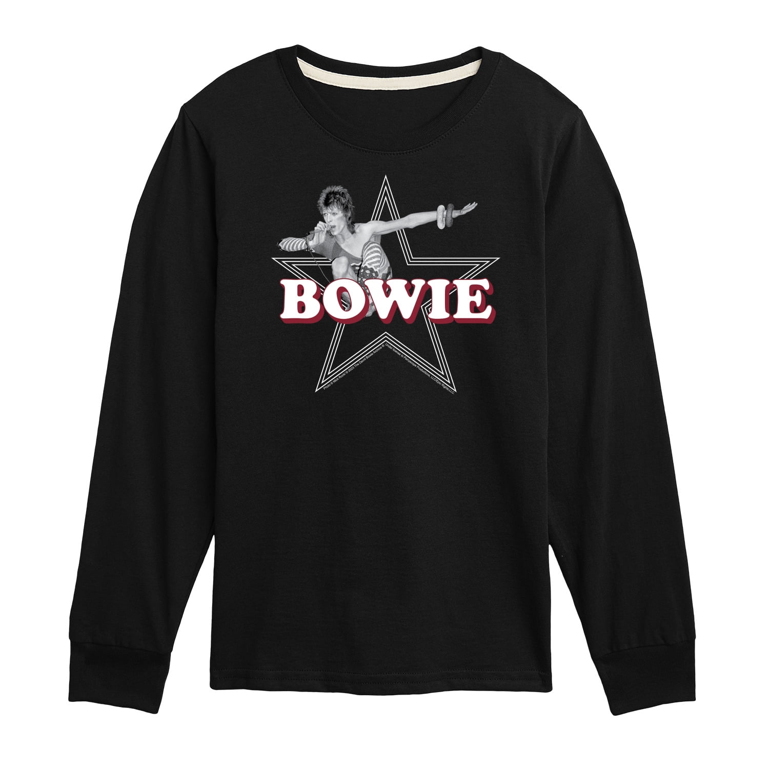 David Bowie - Logo Star - Toddler & Youth Long Sleeve Graphic T-Shirt - Walmart.com