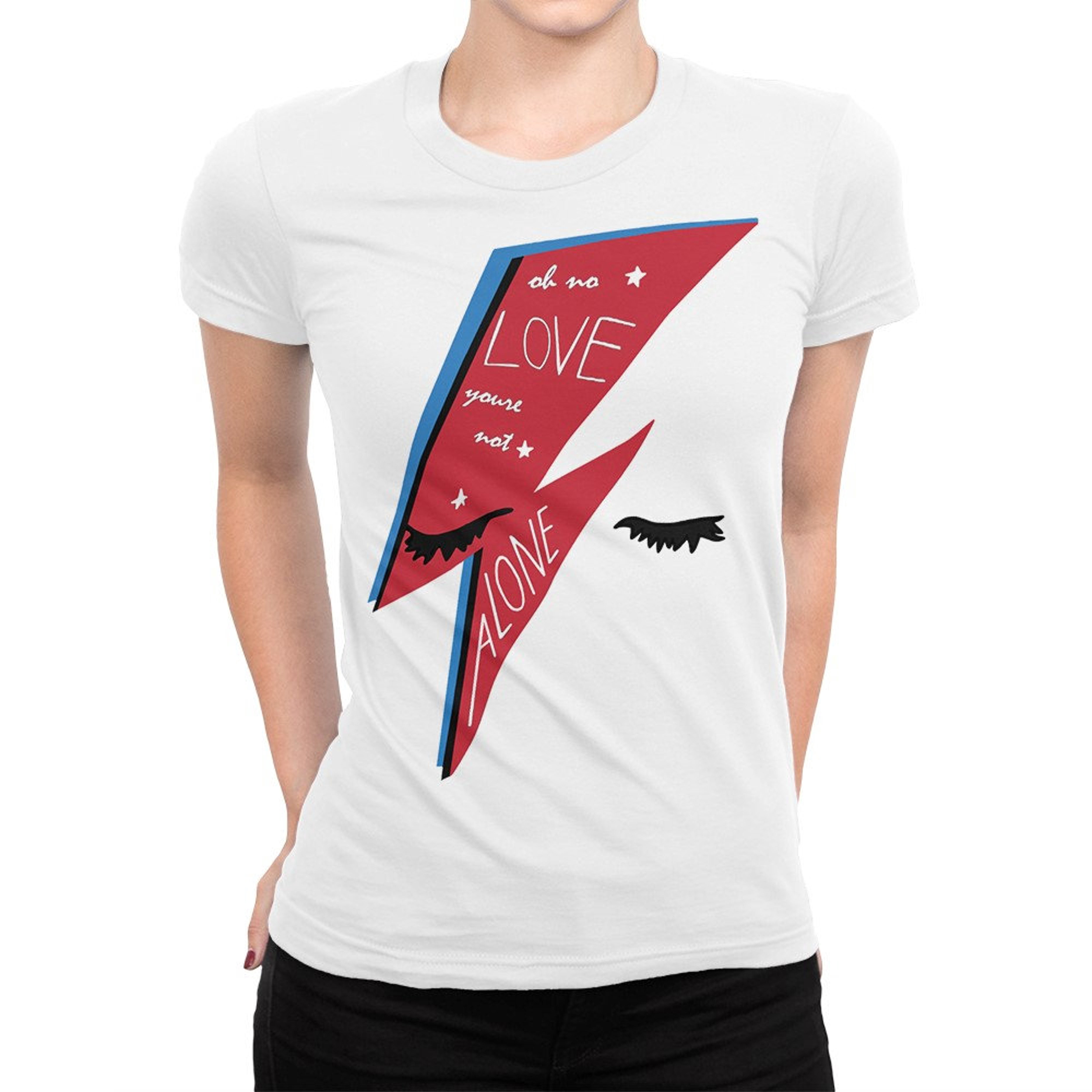 David Bowie Oh No Love You're Not Alone T-Shirt, Men's and Women's ...