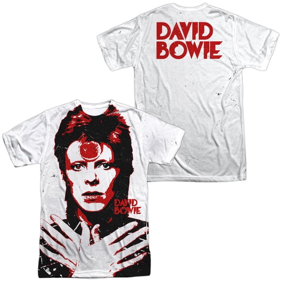David Bowie Piercing Gaze Unisex Adult Sublimated Costume T Shirt ...