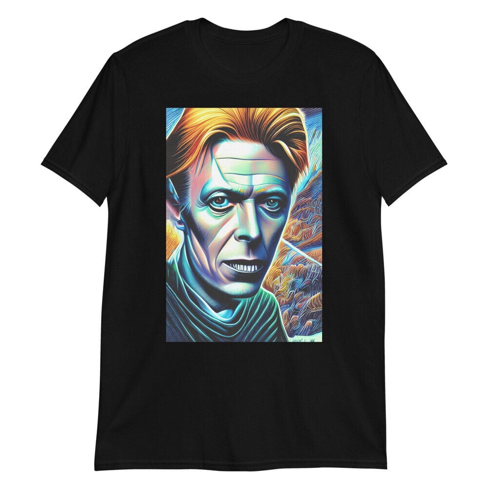 David Bowie TRIPPY Unisex T-Shirt Fan Art Neon Ziggy Stardust 70s 80s ...
