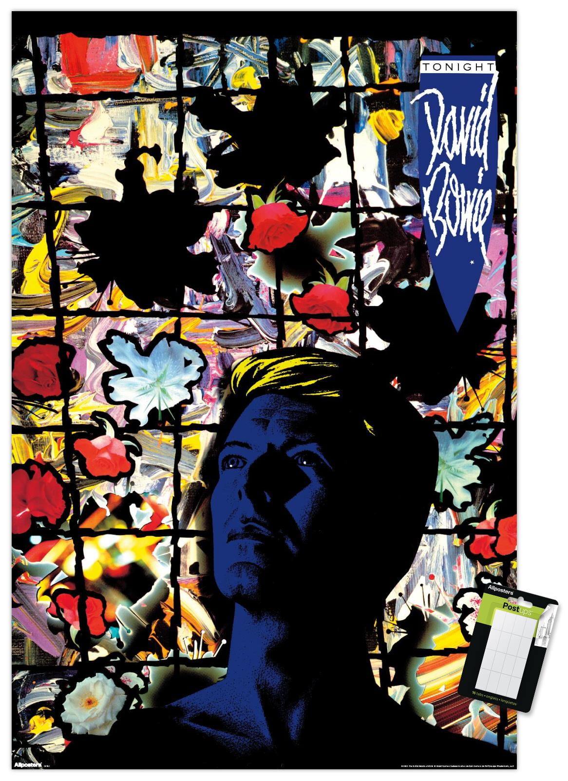 David Bowie - Tonight Blue 1984 Wall Poster, 14.725" x 22.375 ...