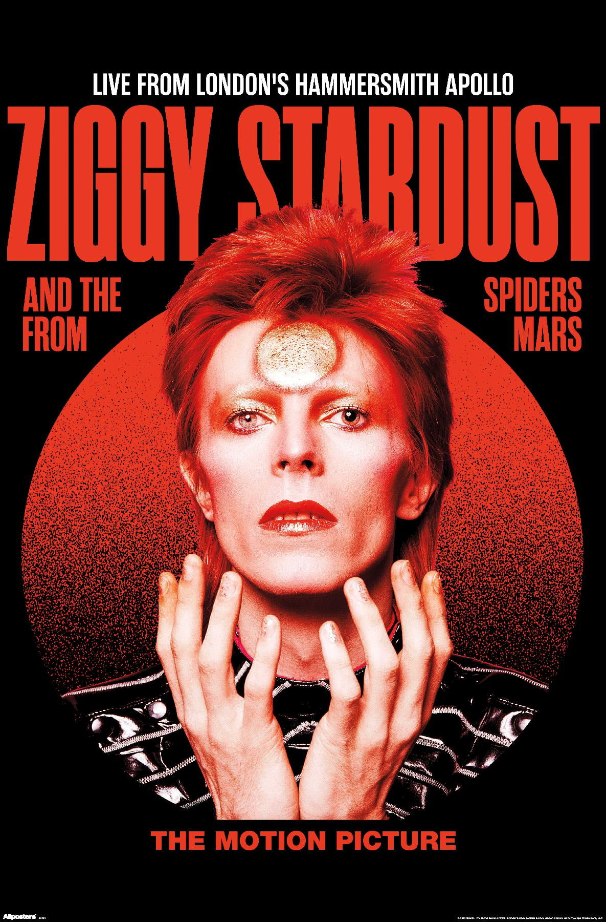 David Bowie - Ziggy Stardust Live Wall Poster, 22.375" x 34" - Walmart.com