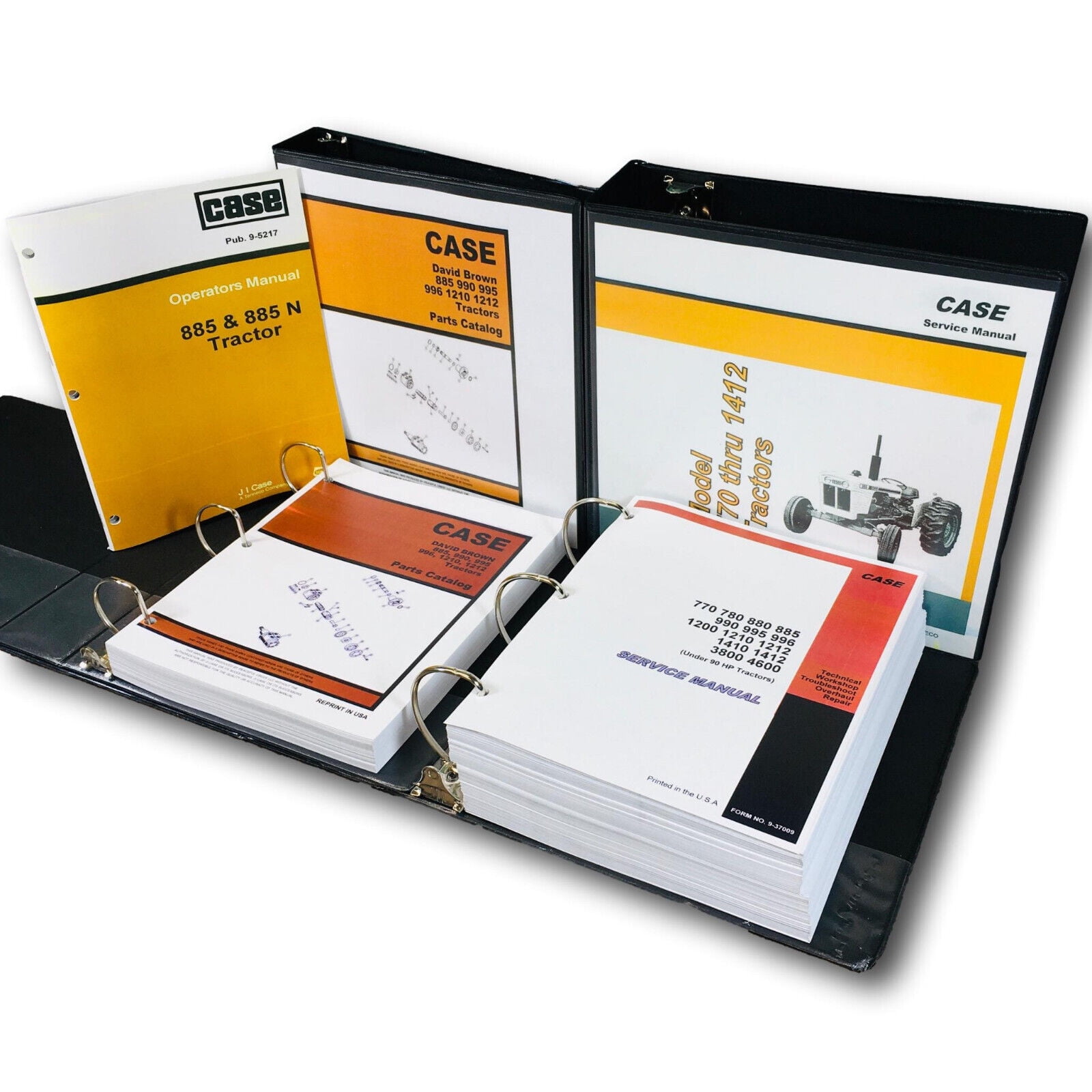 David Brown Case 885 Tractor Service Manual Parts Catalog Operators ...