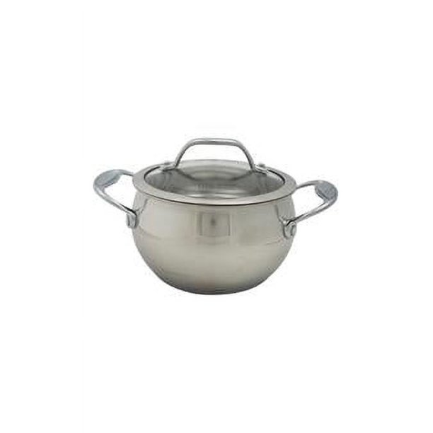 David Burke Gourmet Pro Splendor 2qt Sauce Pot With Lid Stainless Steel ...