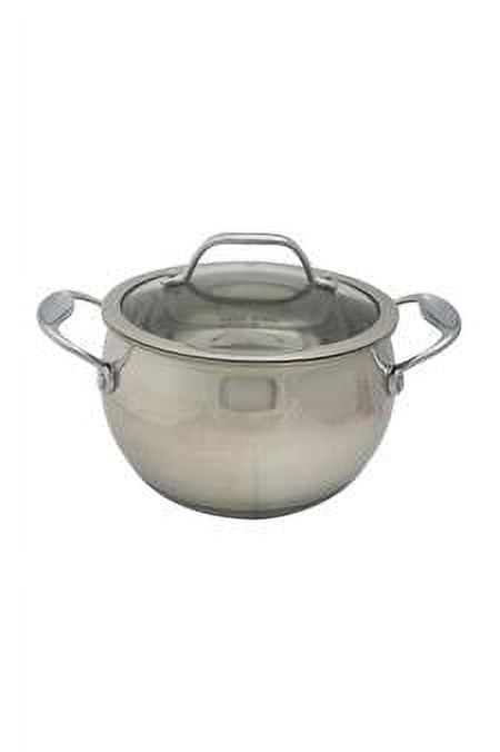 David Burke 3qt Stainless Steel Gourmet Pro Splendor Sauce Pot With Lid ...