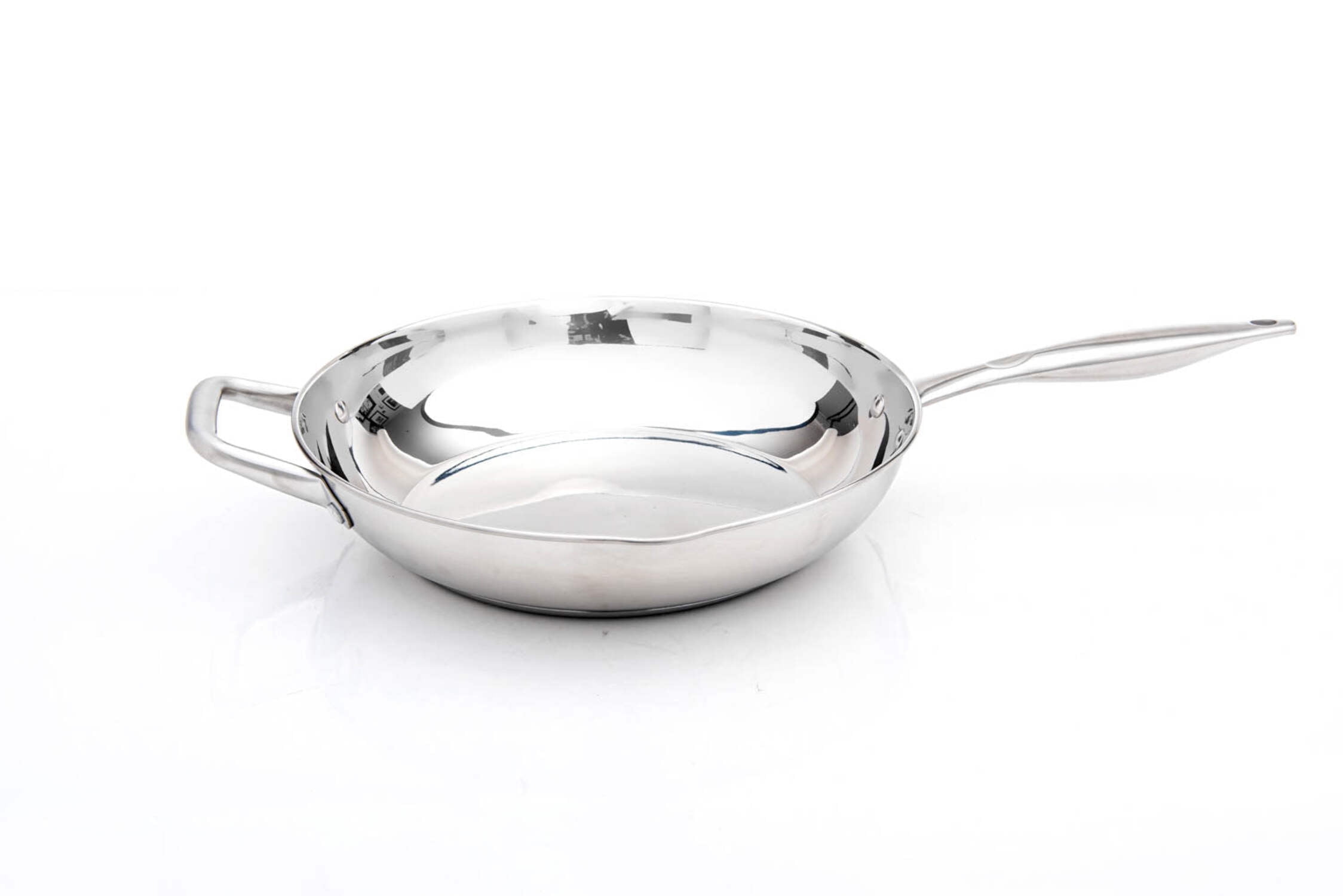 David Burke Regency 12 Inches Fry Pan with Pour Spouts - Walmart.com
