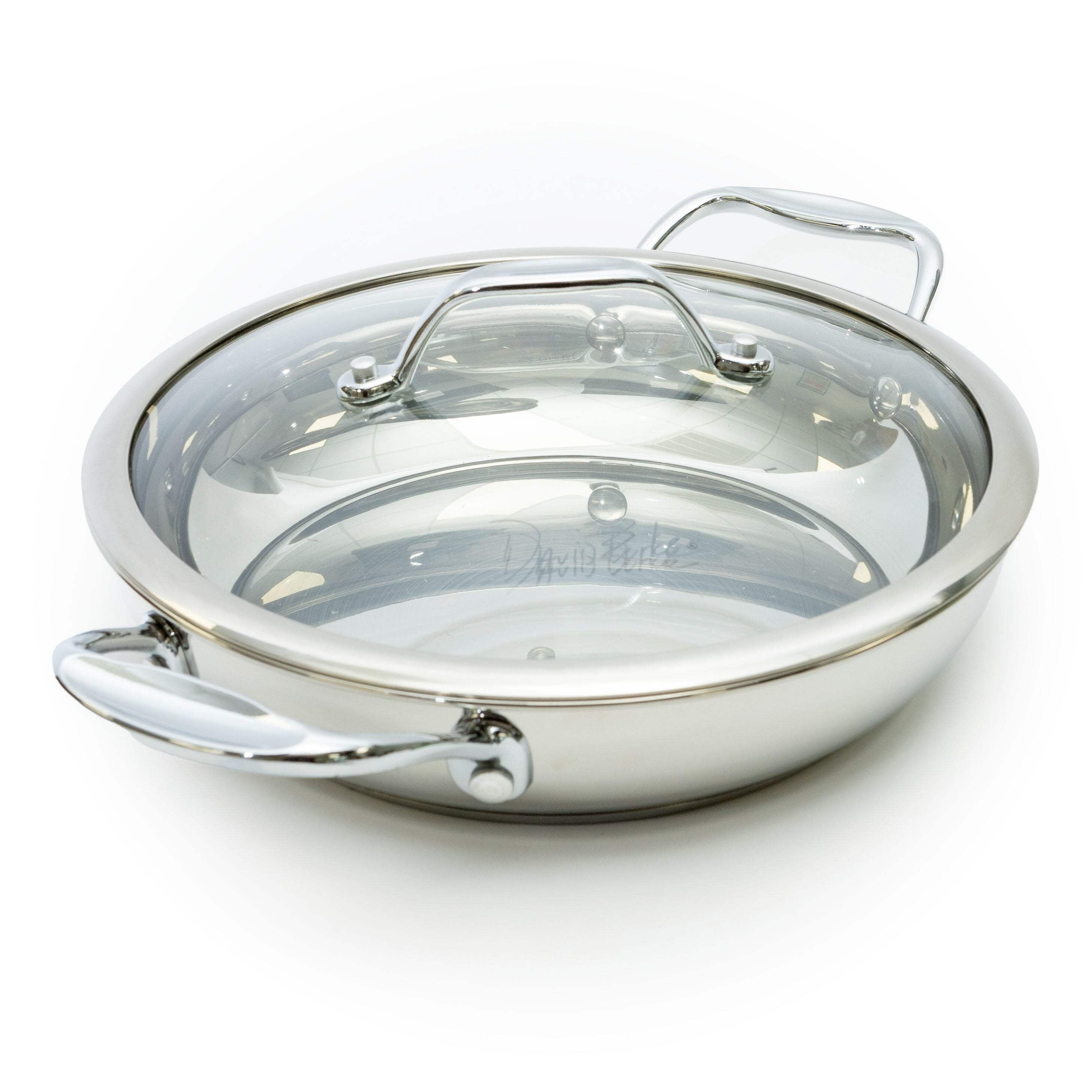 David Burke Splendor Series Heavy Gauge Stainless Steel 9.5" Everyday ...
