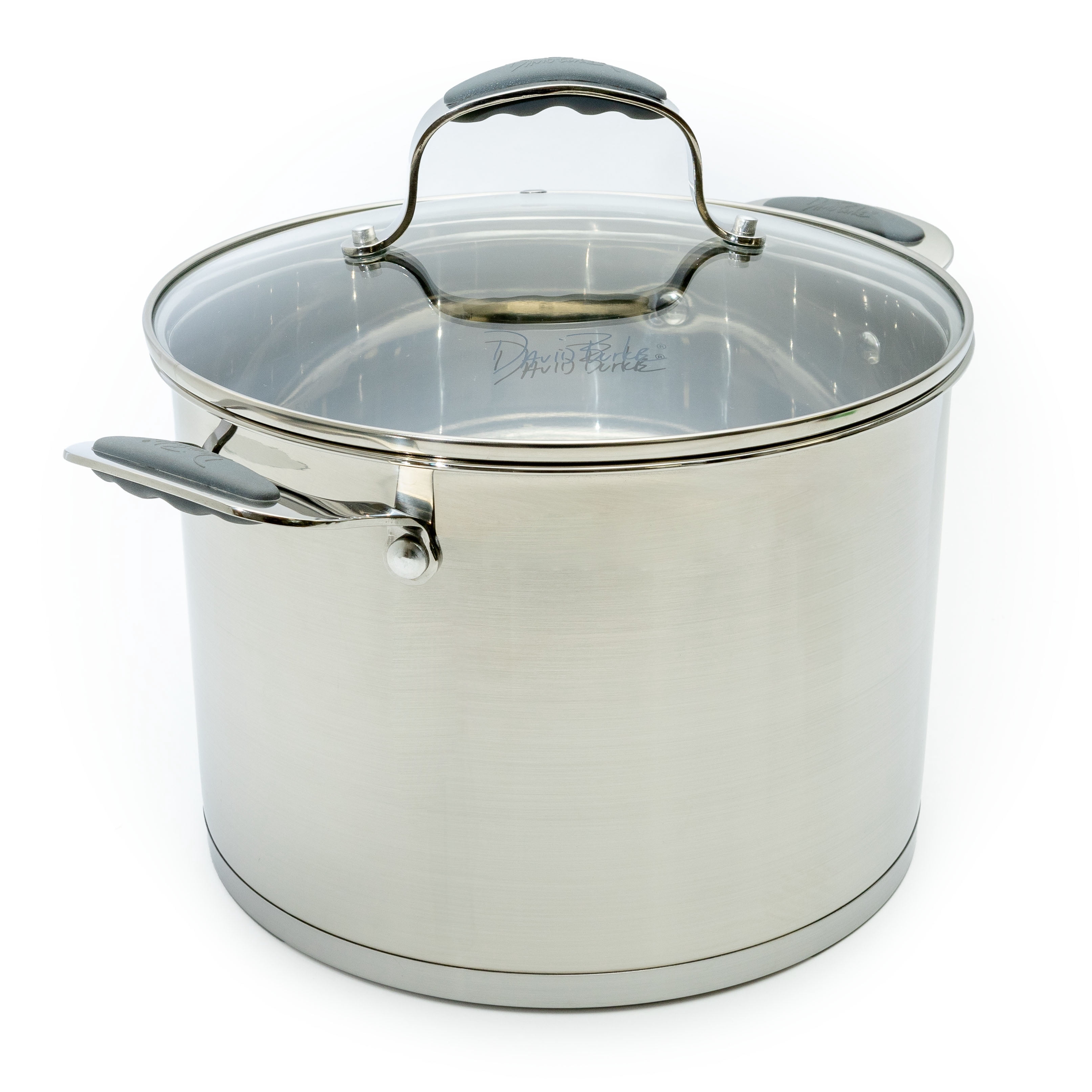 David Burke Stature 10Quart Stock Pot w-lid - Walmart.com
