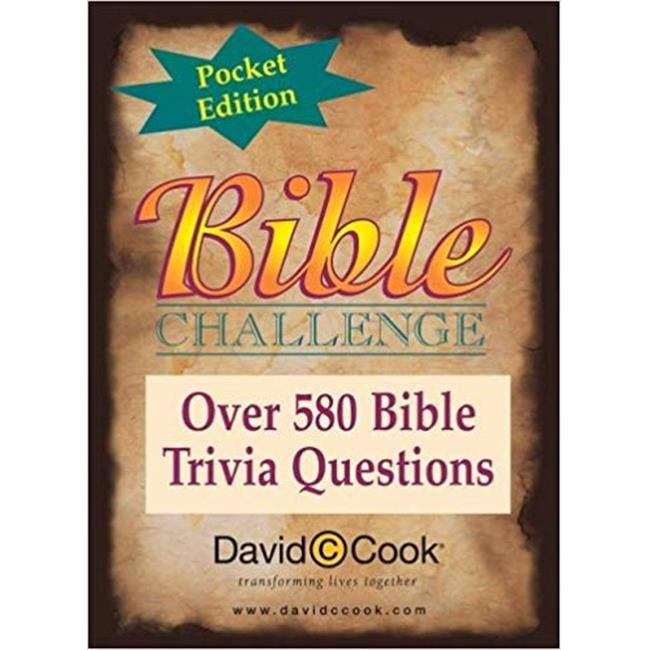 David C Cook Game-Bible Challenge - Pocket Edition - Walmart.com
