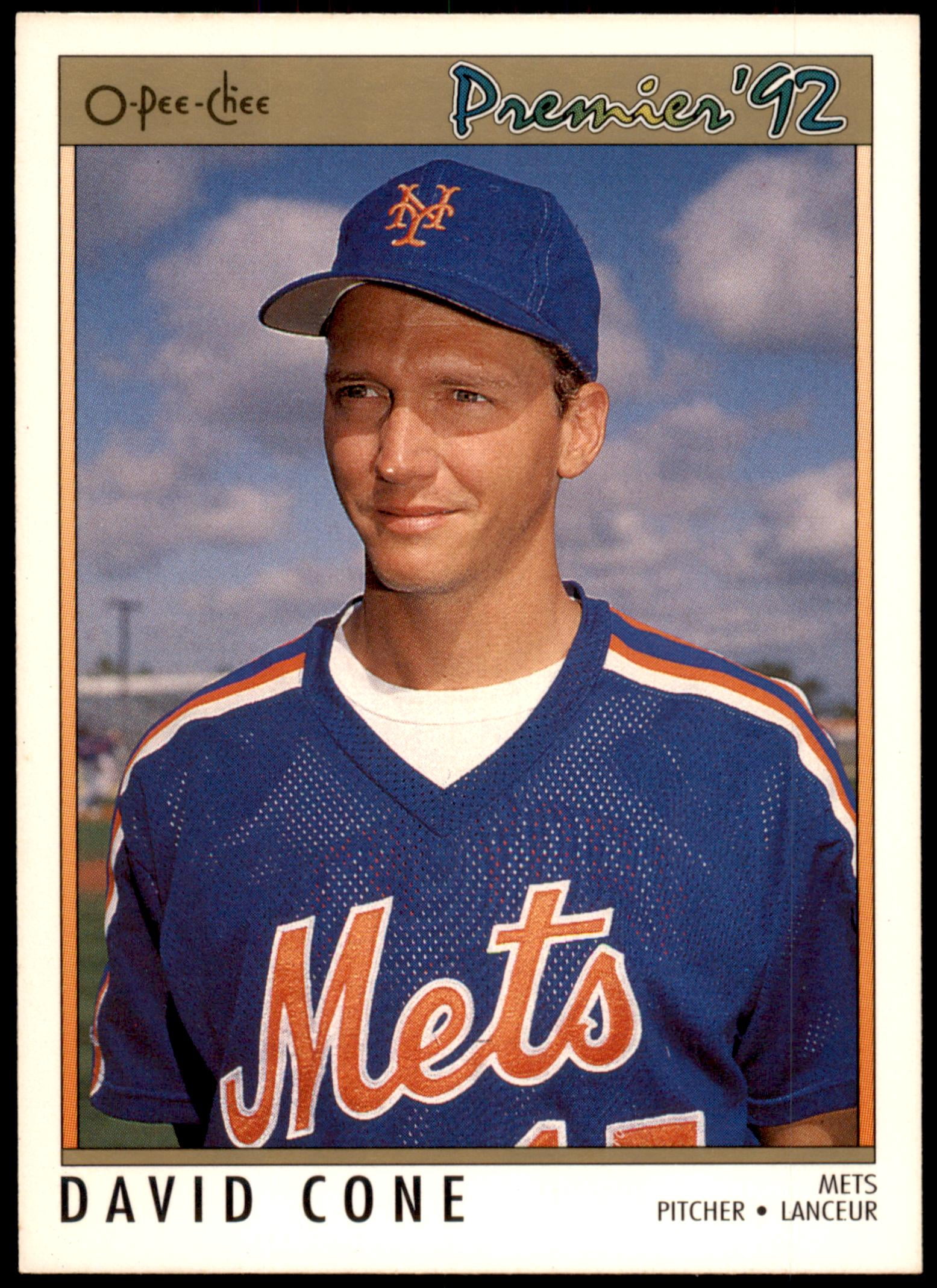 David Cone #175 1992 O-Pee-Chee Premier - Walmart.com
